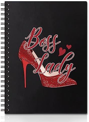 Amazon.com : QYUVK Boss Lady Hardcover 160 Pages Spiral Notebooks ...