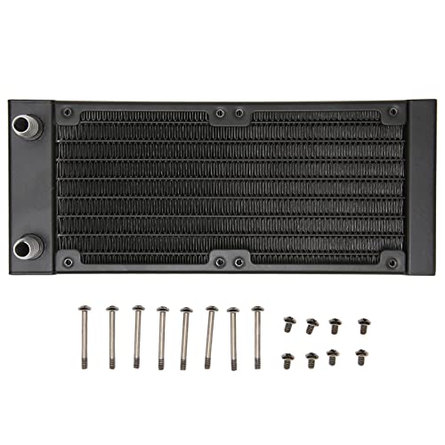 Sorandy Water Cooling Radiator, 9.5mm Faucet Heat Row Radiator, 8 Pipe ...