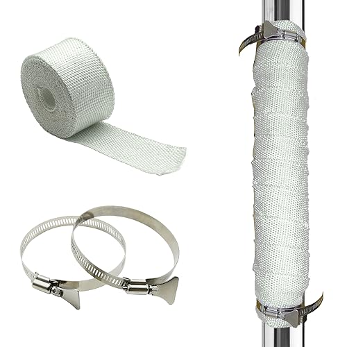Snapklik.com : DOBTIM Fireproof Pipe Wrap Insulation 2 Wide X 16 Long ...