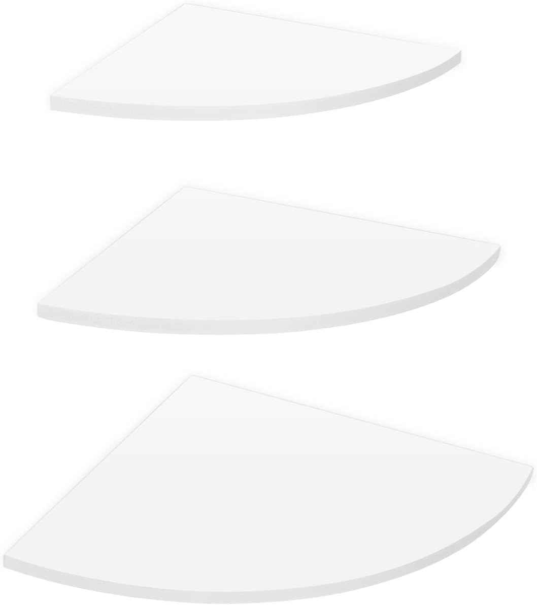 Amazon.com: Tyenaza Corner Floating Shelf, 3Pcs Floating Corner Shelf ...