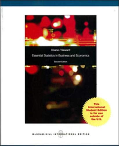 Essential Statistics in Business and Economics: Doane, David P ...