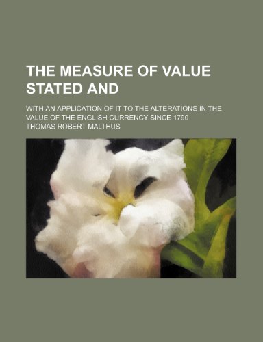 『The Measure of Value Stated: With an Application of It to - 読書メーター