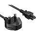 Amazon.com: KKE UK IEC 60320 C5 Power Cord, 3ft, 18 AWG, 250V ...