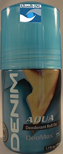 Amazon.com : DENIM ROLL ON DEOMAX 6X50ML/1.7OZ (6X50ML/1.7OZ, AQUA ...