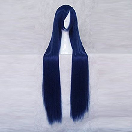 Amazon.com : Mari Kurihara Prison School Dark Blue 100CM Long Cosplay ...