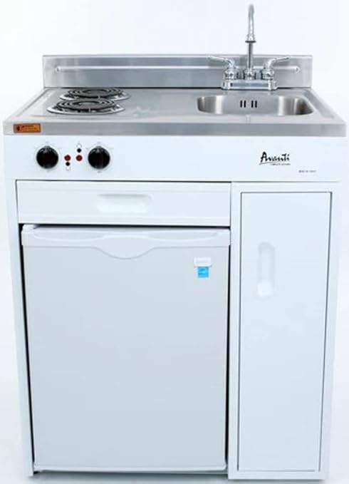 Amazon.com: Avanti CK3016 30" Complete Compact Kitchen With 2.2 Cu. Ft ...