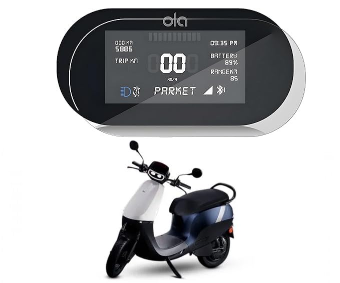 HOBBYTRONICS Ola S1x Plus Speedometer Speedometer Protector Tempered ...