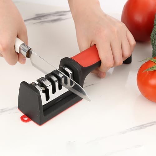 Amazon.com: HSQUARE 4 in 1 Knife Sharpener Tool – Tungsten Steel ...