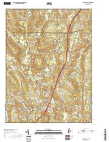 Amazon.com : Hope Valley, Rhode Island topo map by East View Geospatial ...