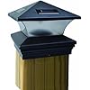 Moonrays 91268 Solar-Powered Post Cap LED Light for 6 by 6 Posts ...