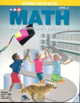 SRA Math Explorations & Applications Assessment Blackline Masters/Grade ...