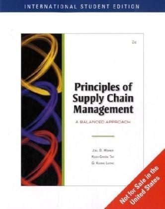 Principles of Supply Chain Management A Balanced Approach 2nd edition ...
