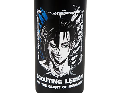 Maxers Attack on Titan Stainless Steel Water Bottle 20oz 600ML Keeps ...