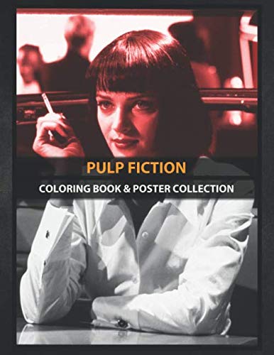 Buy Coloring Book & Collection: Pulp Fiction Mia Wallace Smoking Pulp ...