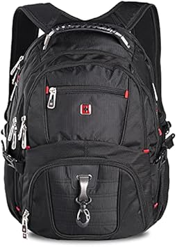 SWISSWIN Swiss Waterproof Business Backpack Travel Backpack College ...