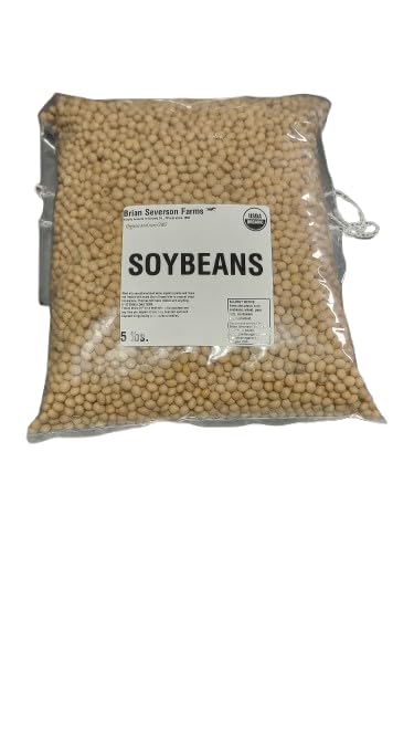 Amazon.com : Organic Soybeans- nonGMO, 5 lbs., Farmer Direct, Identity ...