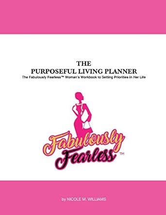 Amazon.com: The Purposeful Living Planner: 9781522843054: Williams ...