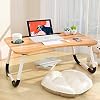 WINSOBEY-Study-Table-Bed-Table-Foldable-and-Portable-Wooden-Writing ...