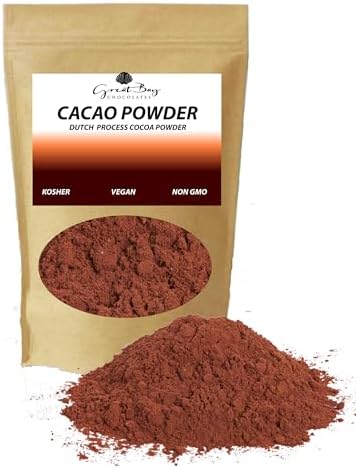 Amazon.com : Premium Dutch Process Cocoa Powder, Medium Fat, Alkalized ...