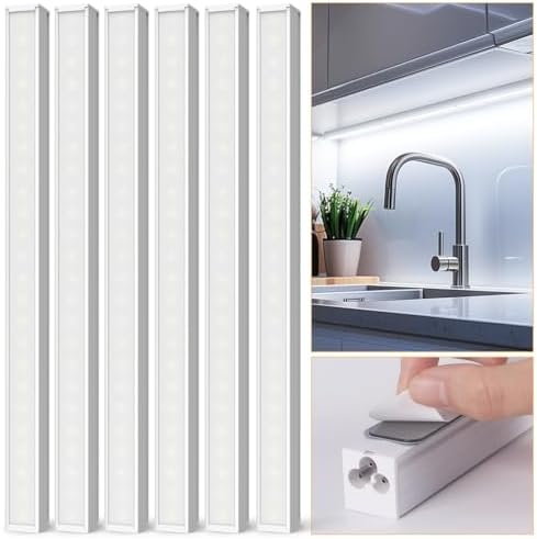 kihung (Pack of 8) Kihung Under Cabinet Light 2ft, 10W, 1100lm, 4000K ...