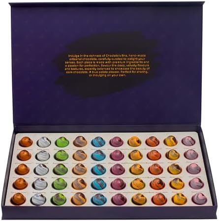 Signature Collection 50-Piece Luxury Artisan Chocolate Bonbon Gift Box ...