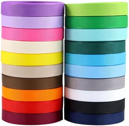 Amazon.com: Grosgrain/Satin Ribbon Sets for Gift Package Wrapping, Hair ...