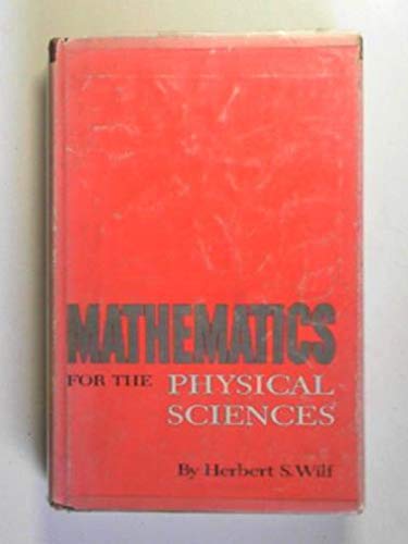 Mathematics For The Physical Sciences Wilf Herbert S Amazones Libros