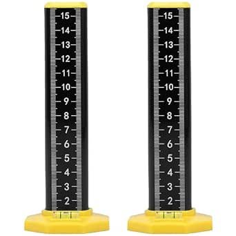 Amazon.com: 2Pcs Equal Height Ruler Ceiling and Floor Tile Height Ruler ...