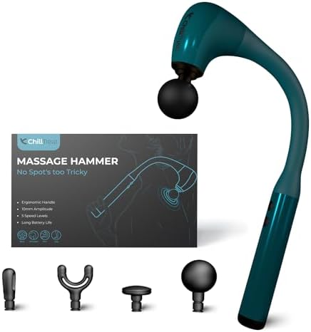 Amazon.com: INKEER Massage Gun Deep Tissue with Extended Handle ...