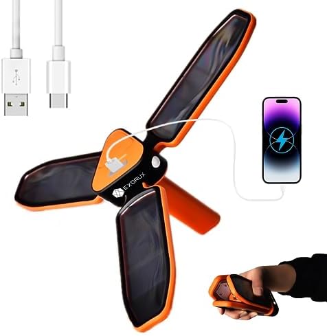 Amazon.com: EXORUX 3in1 Solar Camping Lantern/Outdoor Tent Flashlights ...