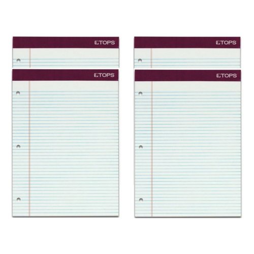 TOPS Double Docket Gold Writing Tablet, 8-1/2 x 11-3/4 Inches ...