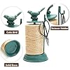 Sungmor Cast Iron Garden Twine Holder Set - 1300ft. Natural Jute Twine ...