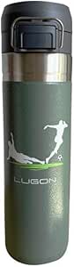 Amazon.com: Football Water Bottle 24 oz LUGON Sports Thermos Stainless ...
