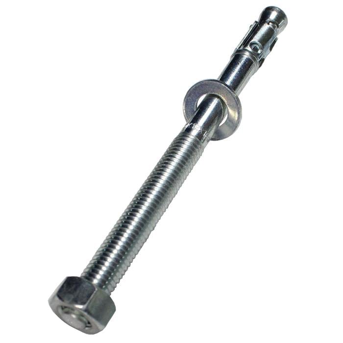 Buy 5X M12 x 160mm Heavy Duty Anchor Galvanised Metal dowels Wedge ...