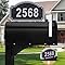 Amazon.com: Custom Mailbox Topper Address Sign, Custom Address Plaques ...