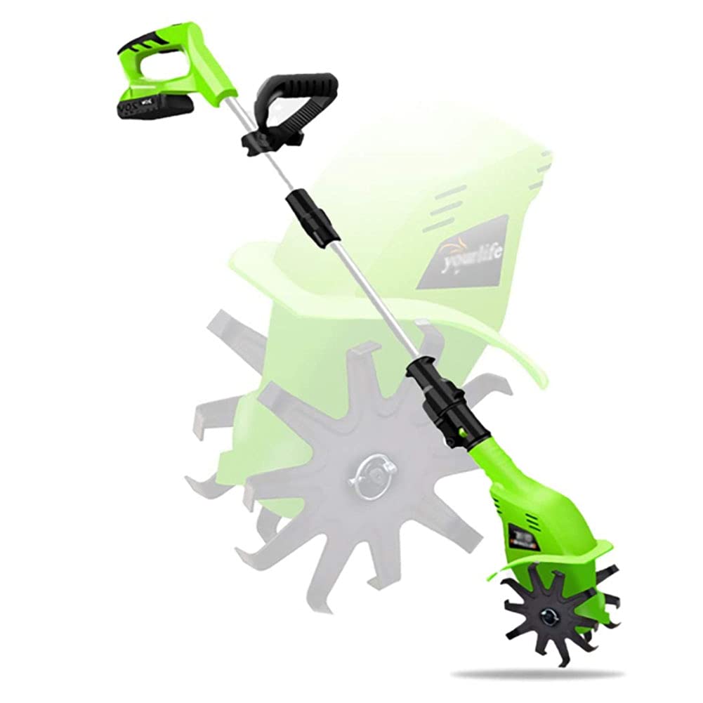 Yhyl 20v Cordless Tiller Rotavator Handheld Tiller Rotavator With ...