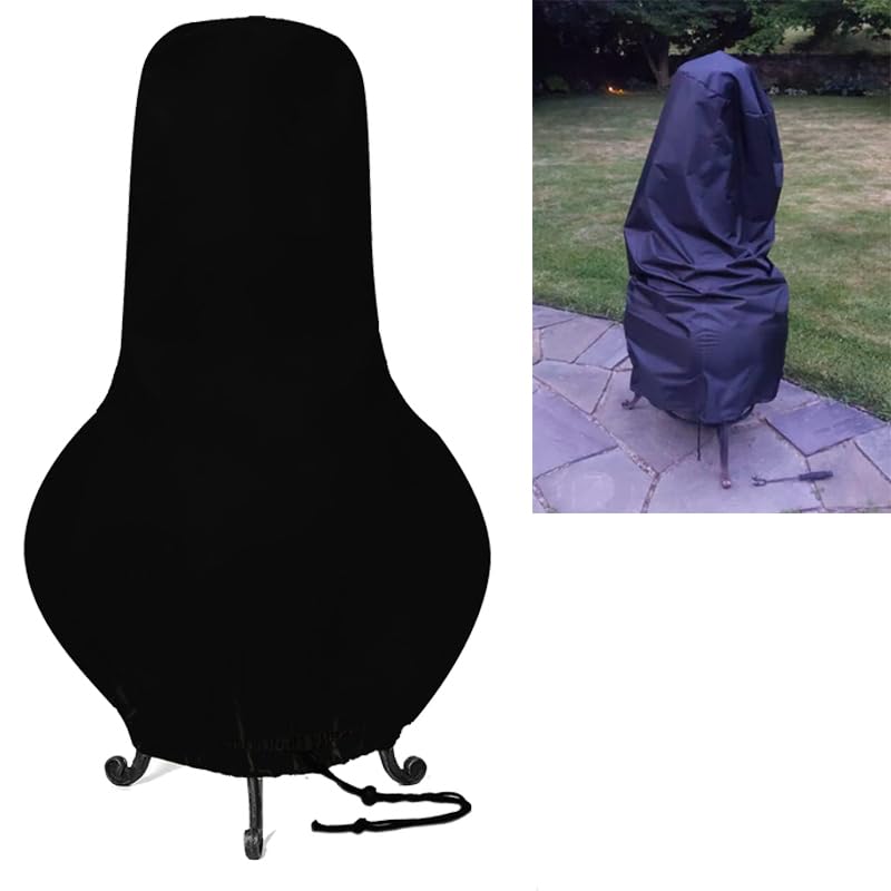 Amazon.com : Groumh Patio Chiminea Covers for Outside, Oxford Fabric ...