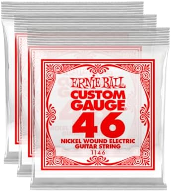 Amazon.com: Ernie Ball Regular Slinky Nickel Wound Electric Guitar Strings 3 Pack - 10-46 Gauge