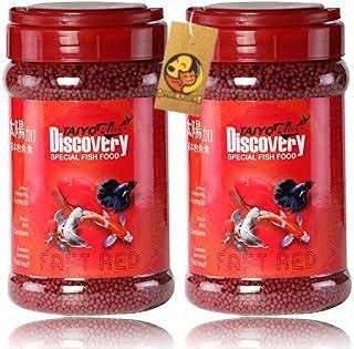 Foodie Puppies Rapid Red Premium Fish Food, Pouch - 1.2mm, Pack of 2 ...