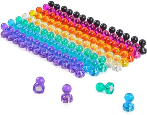 Amazon.com: Pack-12 Decorative Magnetic Clips - Refrigerator Magnets ...