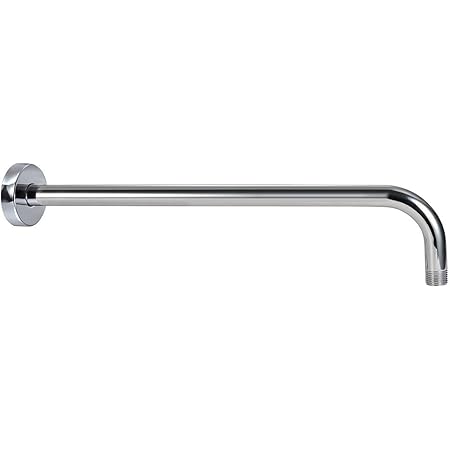 12 Inch Shower Arm And Flange - Solid Stainless Steel, Wall-Mounted For ...