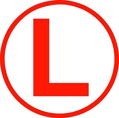 ARWY car sticker vinyl Car L Learner Driver Sign Logo Emblem Badge ...