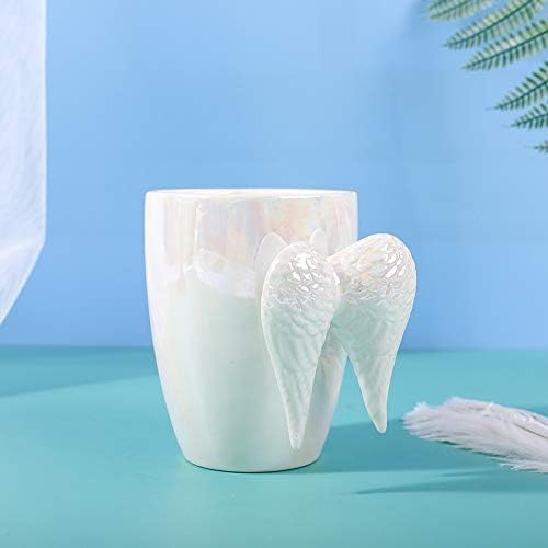 Amazon.com: Creative Wings Ceramic Mug Angel Wings Mug Unique Dazzling ...