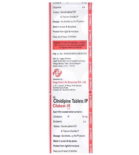 Cilabest-10 - Strip of 10 Tablets : Amazon.in: Health & Personal Care