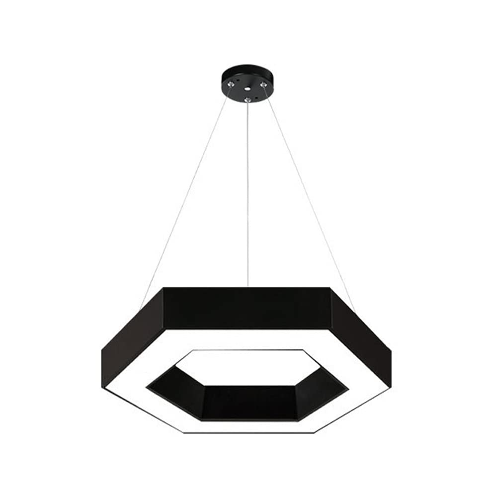 LED Pendant Light, 40W Modern LED Chandelier with Hexagon Shape ...