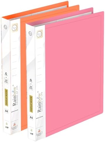 Shuban 20 Pocket Set of 2 A4 Size Presentation Display Book Folder File ...