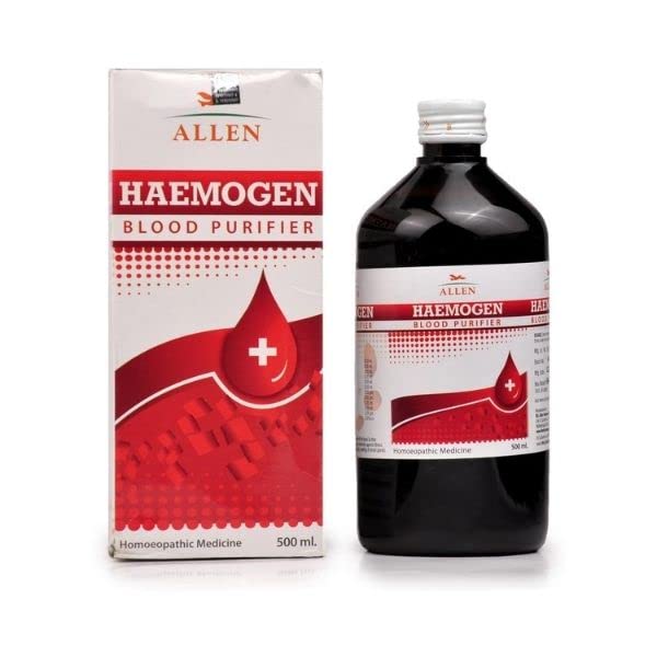 Buy Allen HAEMOGEN BLOOD PURIFIER 500 ML Online at Low Prices in India ...