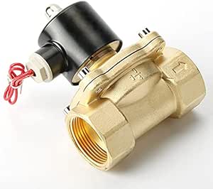 Amazon.com: DN15 DN20 DN25 DN32 DN40 DN50 Electric Solenoid Valve 220V 110V 24V 12V Normally ...