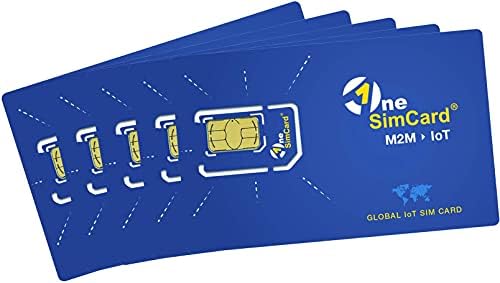 Amazon.com: OneSimCard IoT Global IoT SIM Card Starter Kit 5 SIM con ...