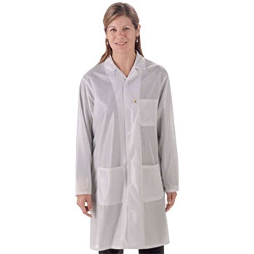 Tech Wear LOC-13 Knee-Length ESD Lab Smocks, White, Large: Amazon.com ...